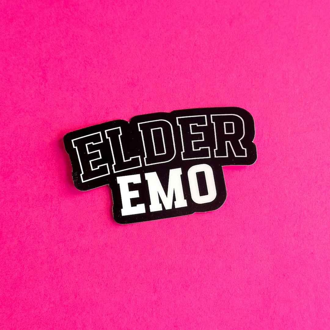 Elder Emo Sticker · It Wasn't a Phase Mom Sticker · Athletic Millennial ...