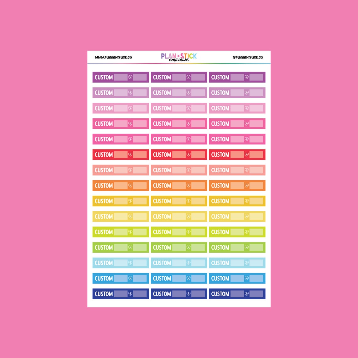 Custom Schedule Box Planner Stickers Erin Condren Planner Stickers ...