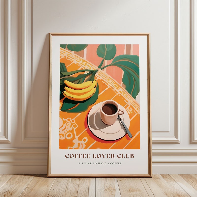 Coffee Art Print - Etsy