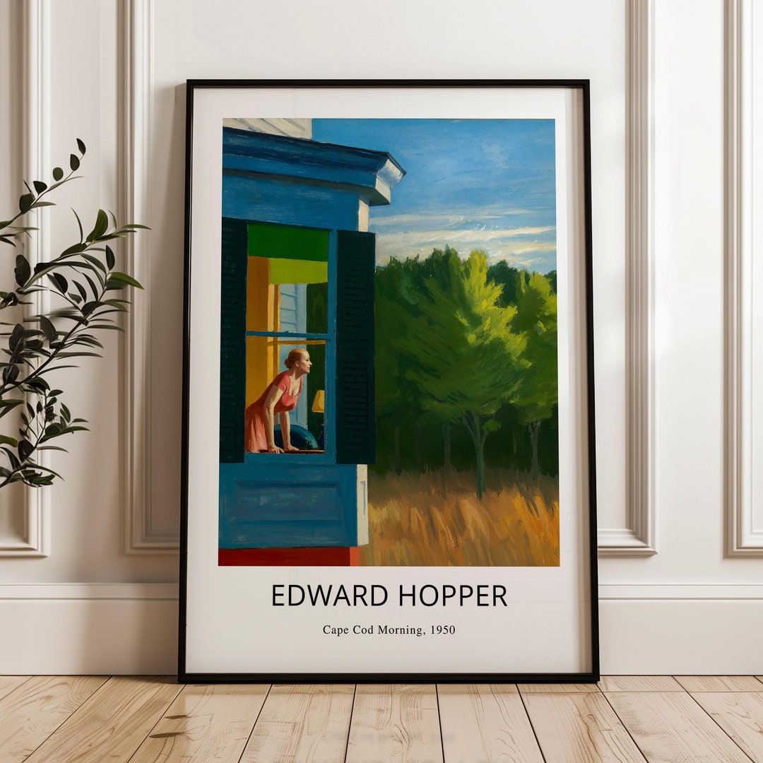 Edward Hopper Print - Cape Cod Morning 1950 - Framed Wall Art - Vintage ...
