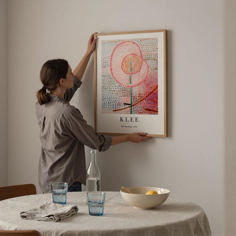 Paul Klee 'blossoming 1934' Print - Framed Vintage Wall Art - Etsy