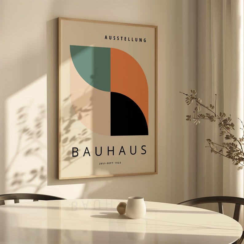 Bauhaus Exhibition Print: Mid-century Modern Wall Art - Etsy