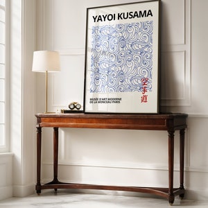 YAYOI KUSAMA Print, Framed Wall Art Maximalist Decor, Japanese Wall Art ...