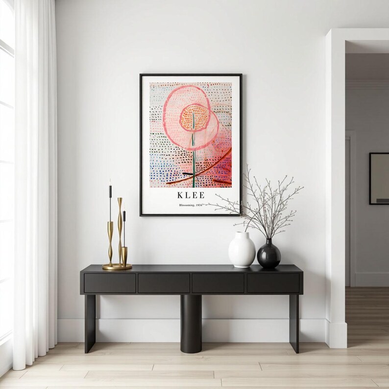 Paul Klee 'blossoming 1934' Print - Framed Vintage Wall Art - Etsy