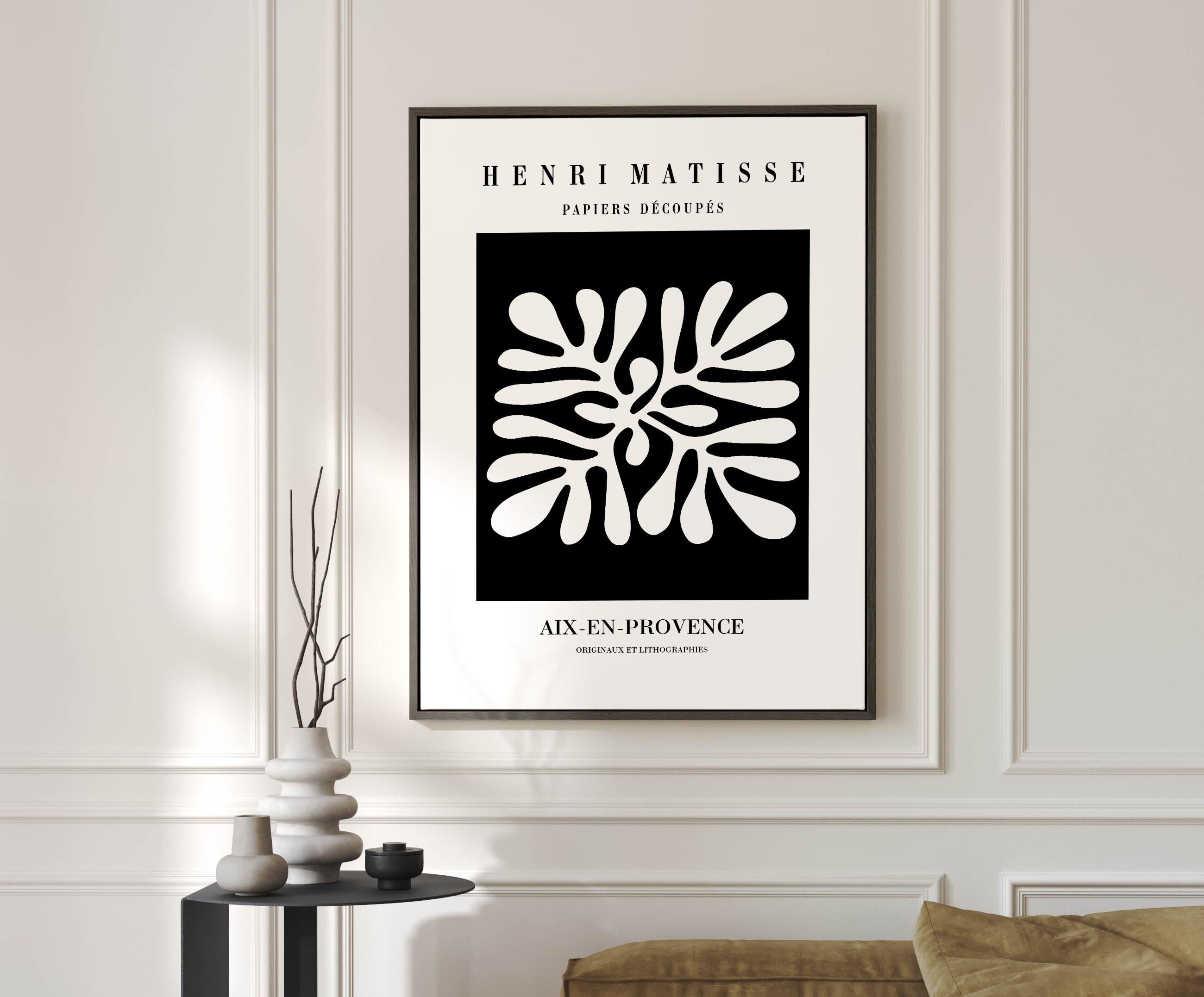 Set of 2 Henri Matisse Print, Mid Century Modern, Matisse Abstract Wall ...