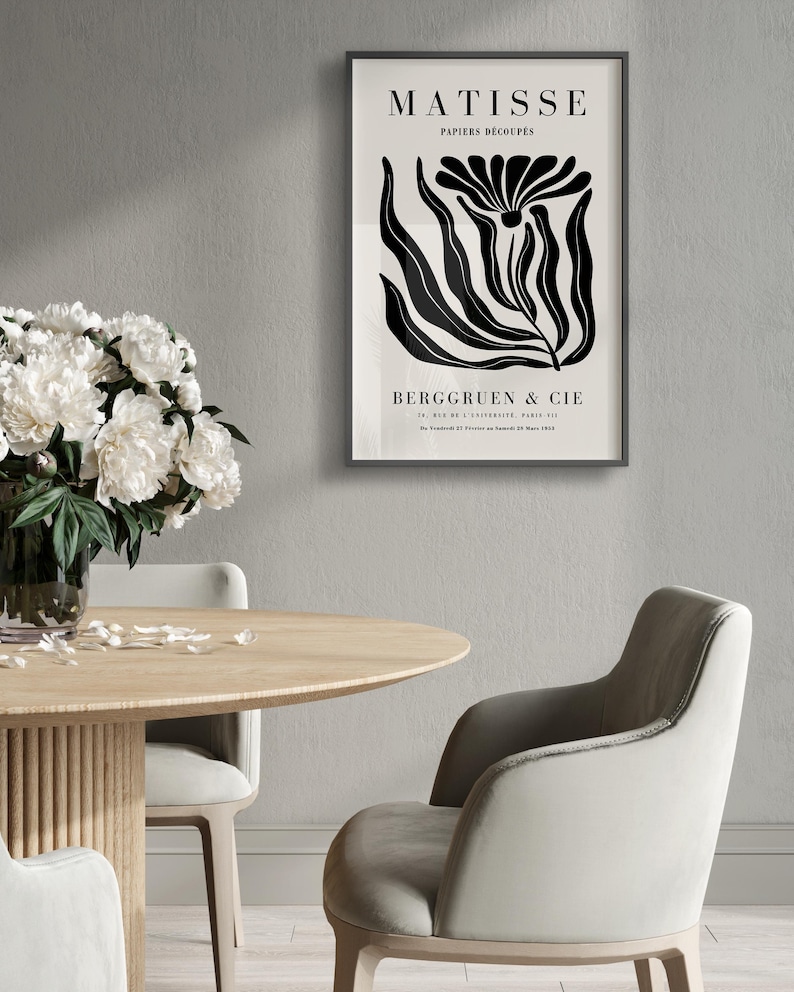 Henri Matisse Flower Market Print: Retro Botanical Wall Art - Etsy