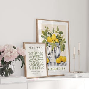 Italian Lemon Print - Framed Wall Art - Lemon Painting - Citrus Print ...