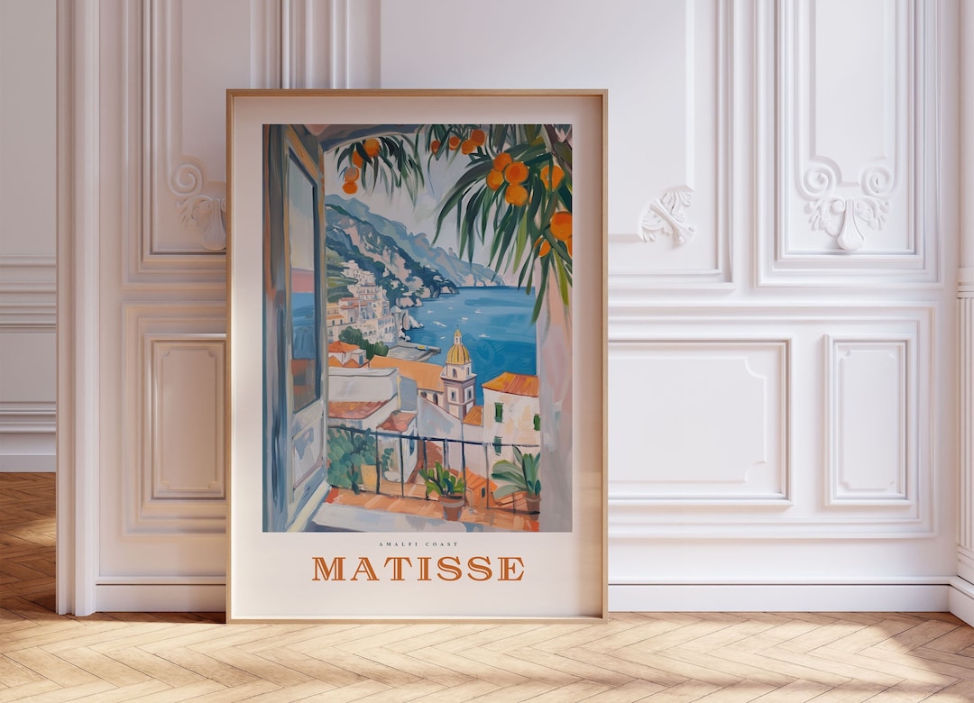 Matisse Print, Framed Wall Art, Italy Wall Art, Large Wall Art, Coastal Decor, Trendy Wall Art ...