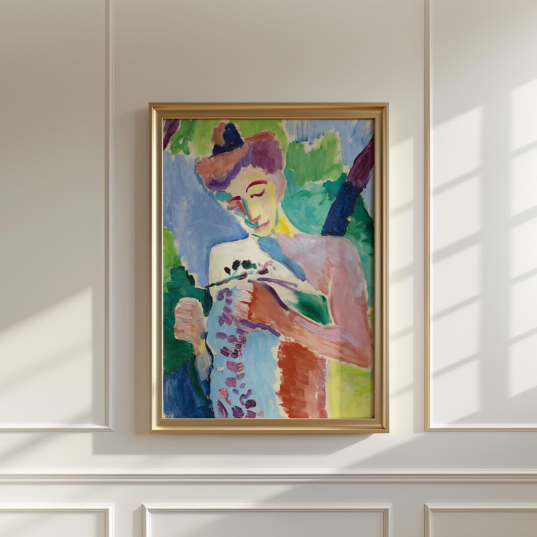 Henri Matisse - Modesty (the Italian) 1906 - Framed Wall Art - Large ...