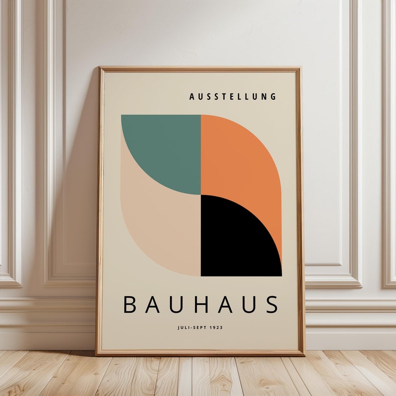Bauhaus Exhibition Print: Mid-century Modern Wall Art - Etsy