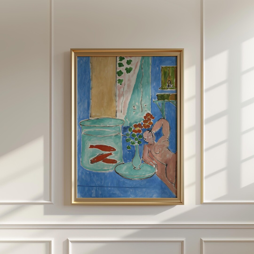 Henri Matisse Goldfish and Sculpture 1912 Framed Wall Art Large Wall ...