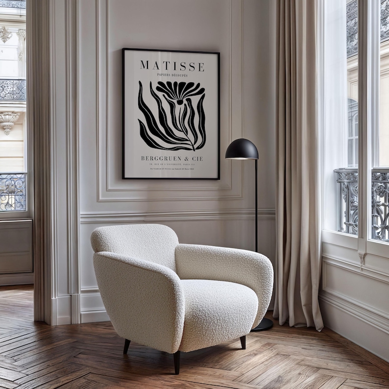 Henri Matisse Flower Market Print: Retro Botanical Wall Art - Etsy