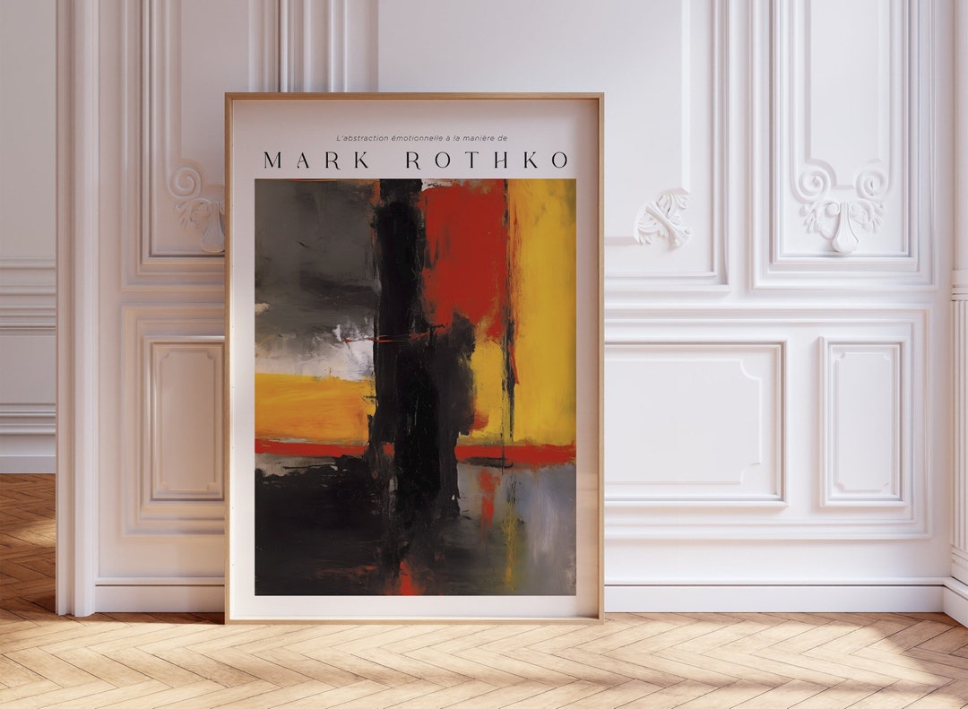 Mark Rothko Print, Framed Wall Art Large Wall Art, Modern Wall Art ...