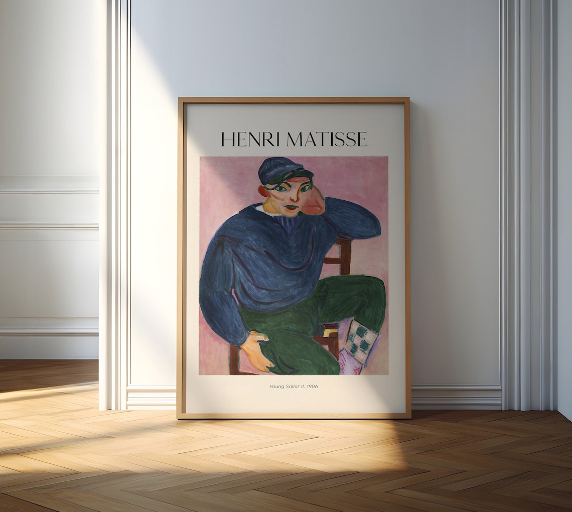 MATISSE Print Framed Wall Art Large Wall Art Matisse Artwork, Living ...
