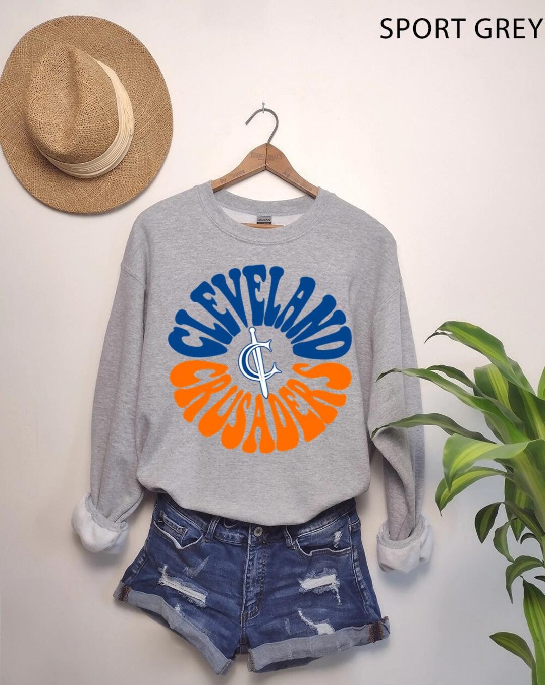 Cleveland Crusaders Rugby Sweatshirt Vintage Style Throwback - Etsy