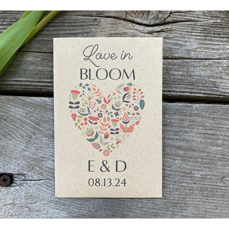 CHRISTIAN Seed Packet Wedding Favors With Bible Verse Seeds Included ...