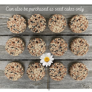12 Wedding Favor Bird Seed Cakes | Bridal Shower Party Favor Gifts ...