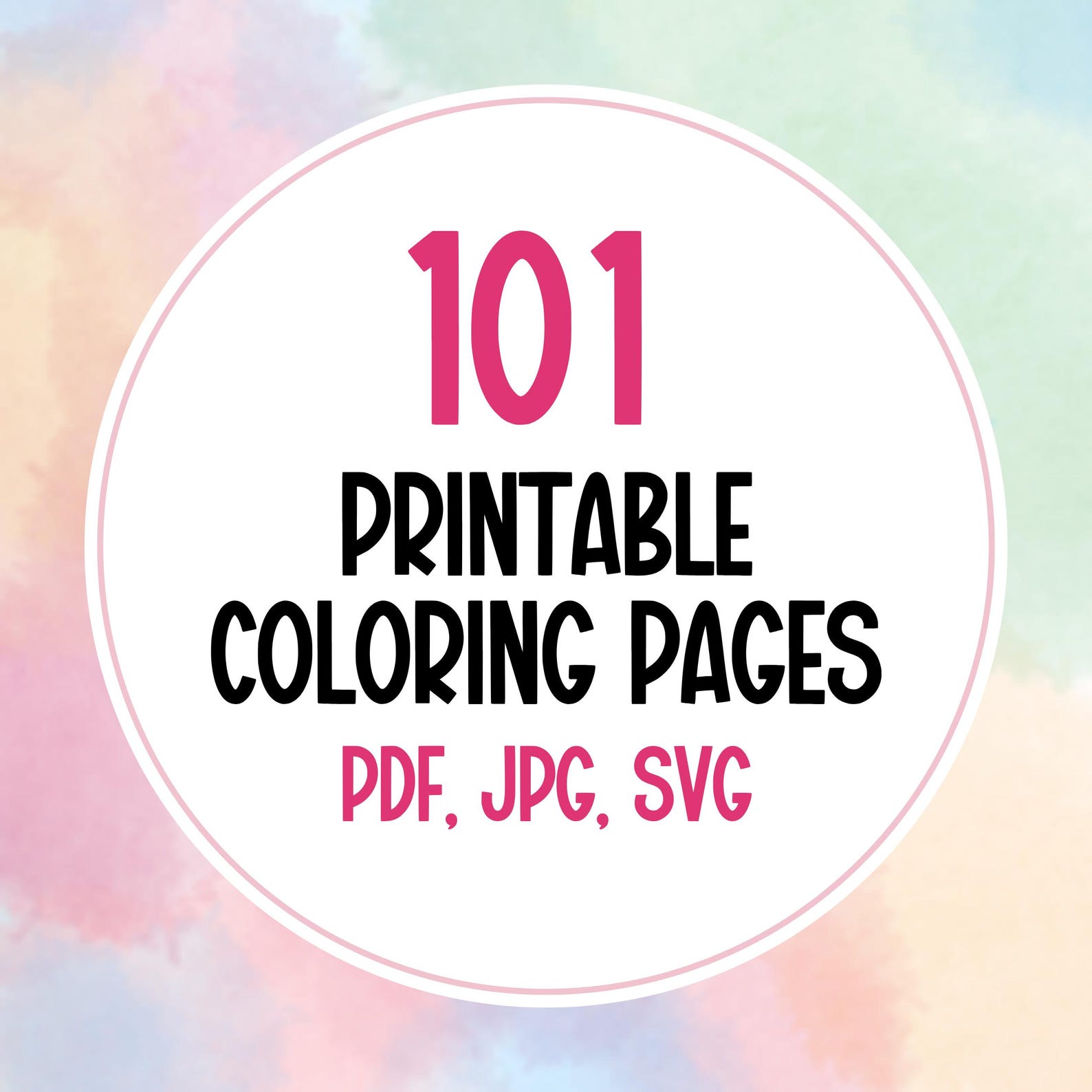Simple and Easy Cute Stuff Coloring Book, 101 Printable Kawaii Coloring ...