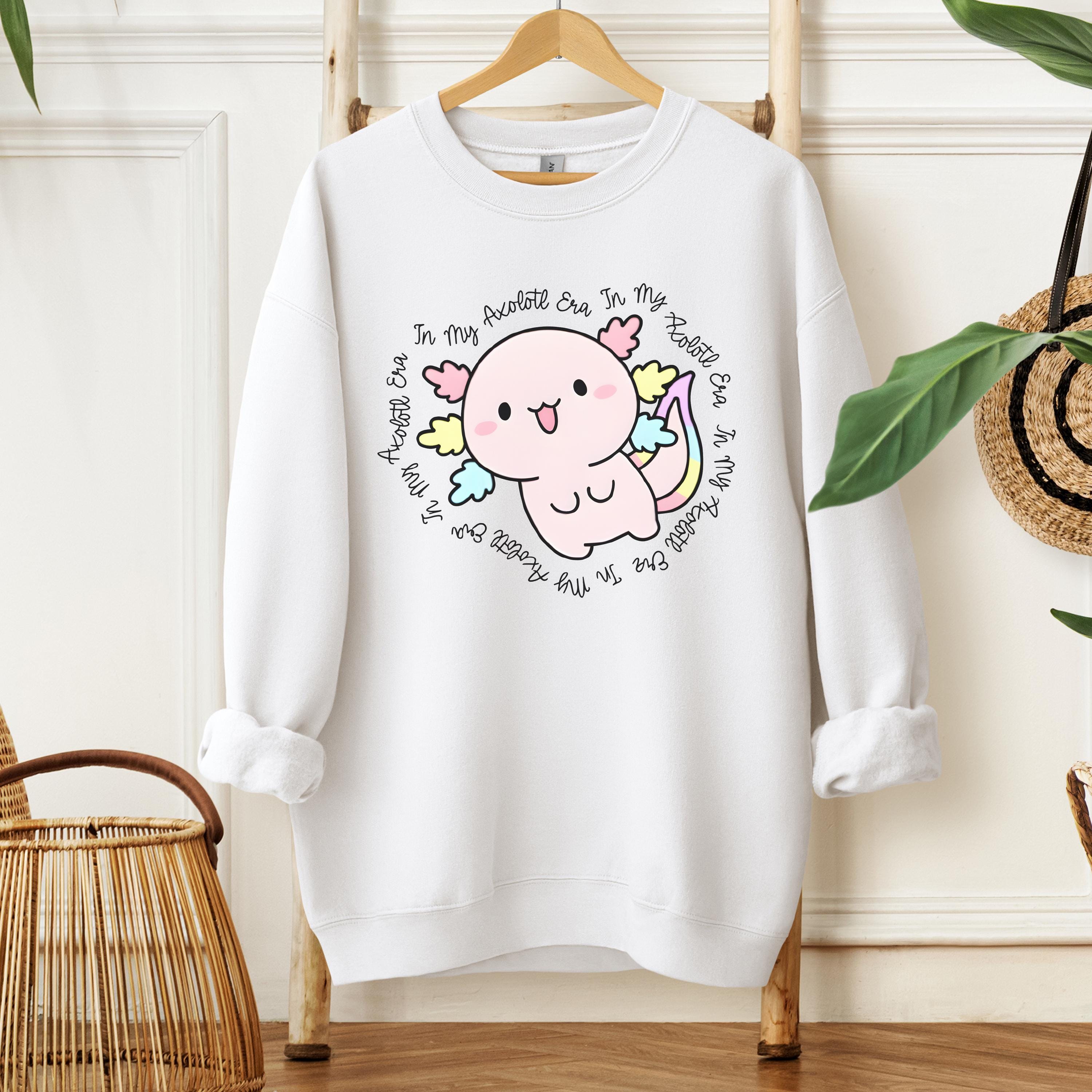 In My Axolotl Era Sweater, Cute Kawaii Clothes, Animals Pet Lover ...