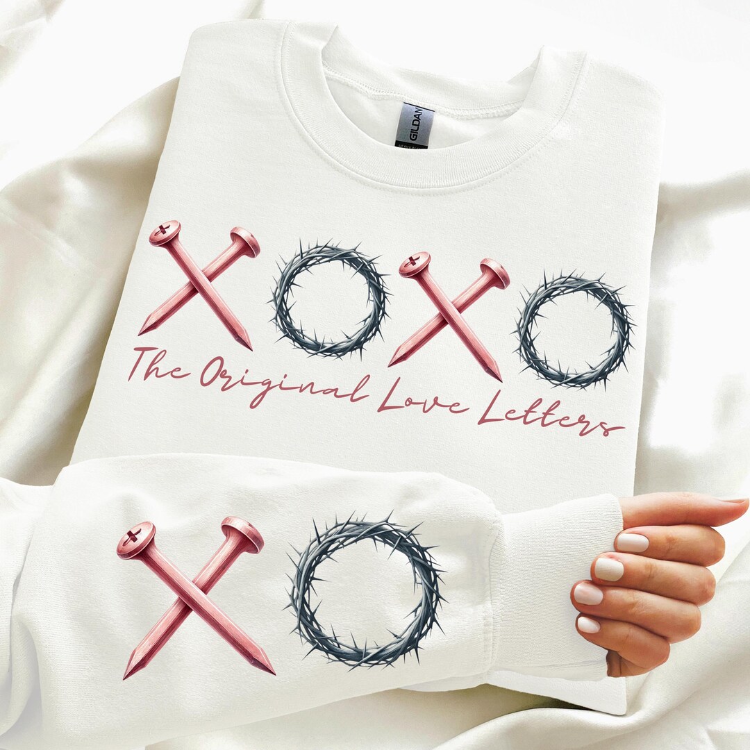 Xoxo Valentine Png, the Original Love Letters, Christian Sleeve Design ...