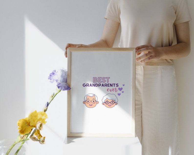 Best Grandparents Ever Svg Png, Happy Grandparents Day, Grandma Grandpa ...