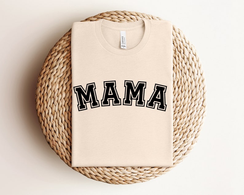 Mama Mini Varsity Png Svg, Varsity Letters Svg, Varsity Font Svg ...