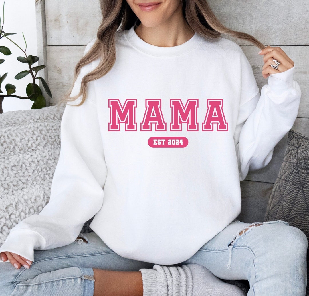 Mama Est 2024 Png Svg, Retro Mama Png Svg, Mama Sublimation, Gift for ...