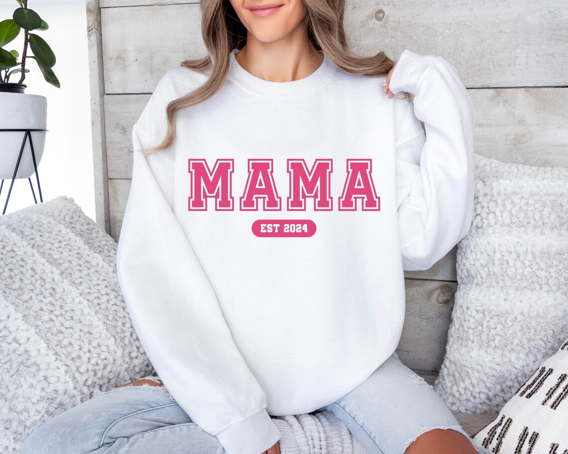 Mama Est 2024 Png Svg, Retro Mama Png Svg, Mama Sublimation, Gift for ...
