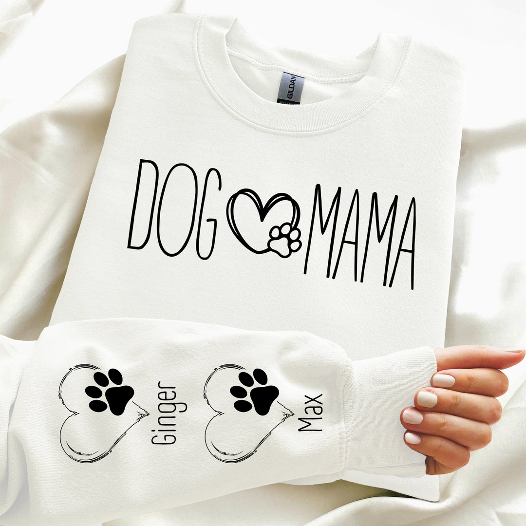 Custom Dog Mom Heart Sleeve Design, PNG SVG (digital Download) - Etsy