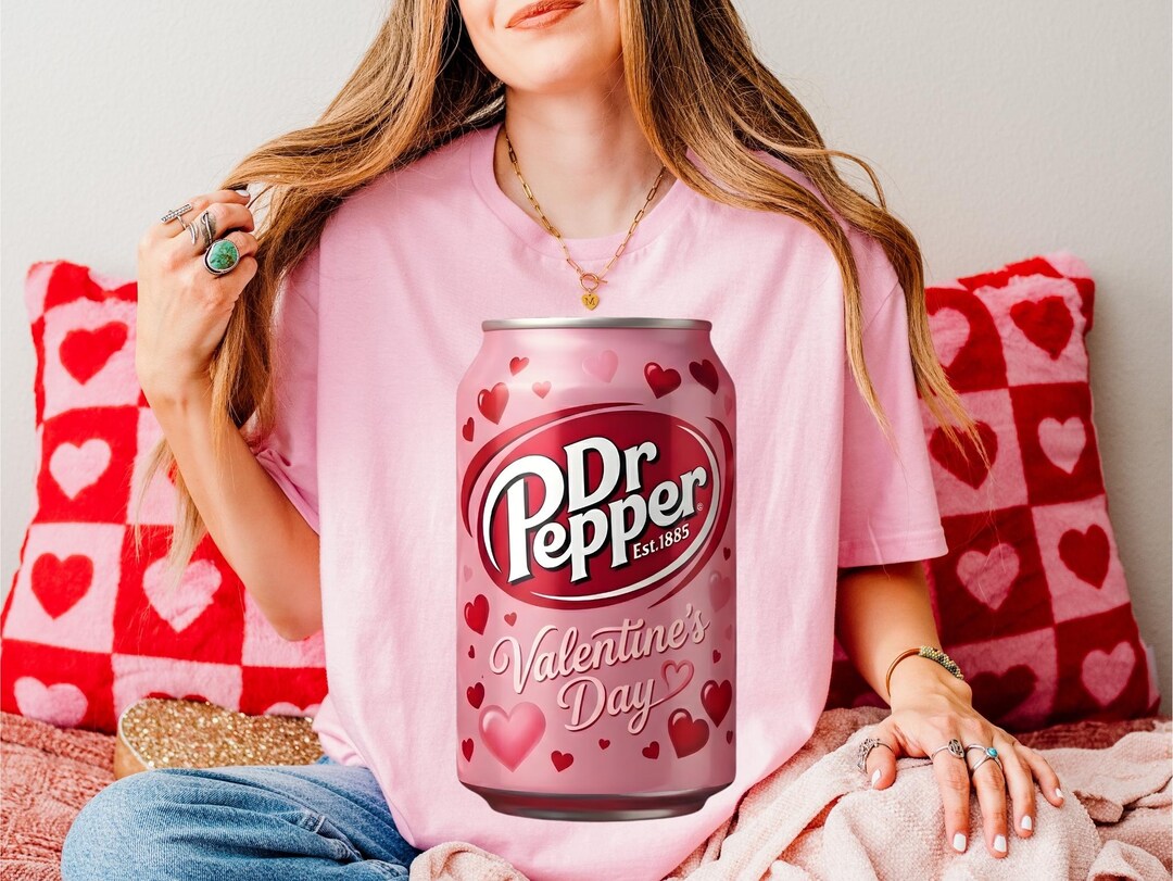 Pink Valentine Soda Png, Retro Soda Can Digital Download, Valentine Png ...