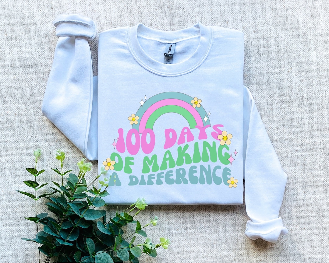 100 Days of Making a Difference Png Svg, 100 Days of School Png Svg ...