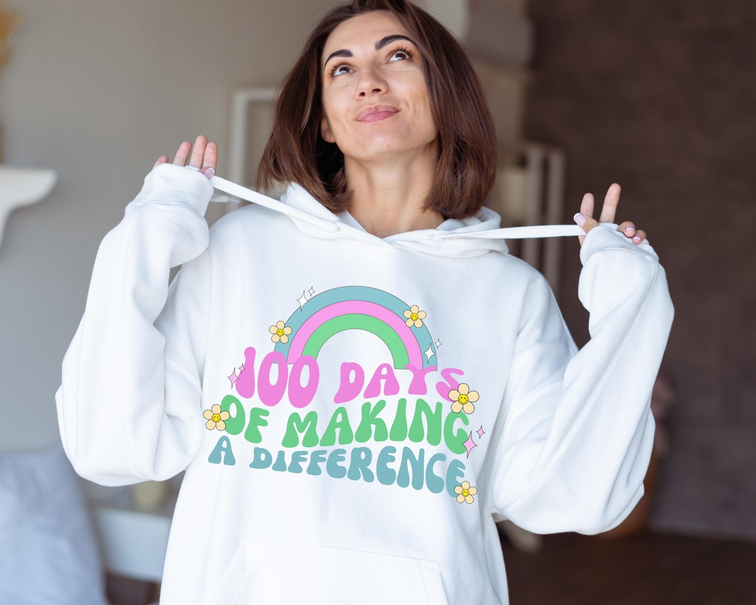 100 Days of Making a Difference Png Svg 100 Days of School - Etsy