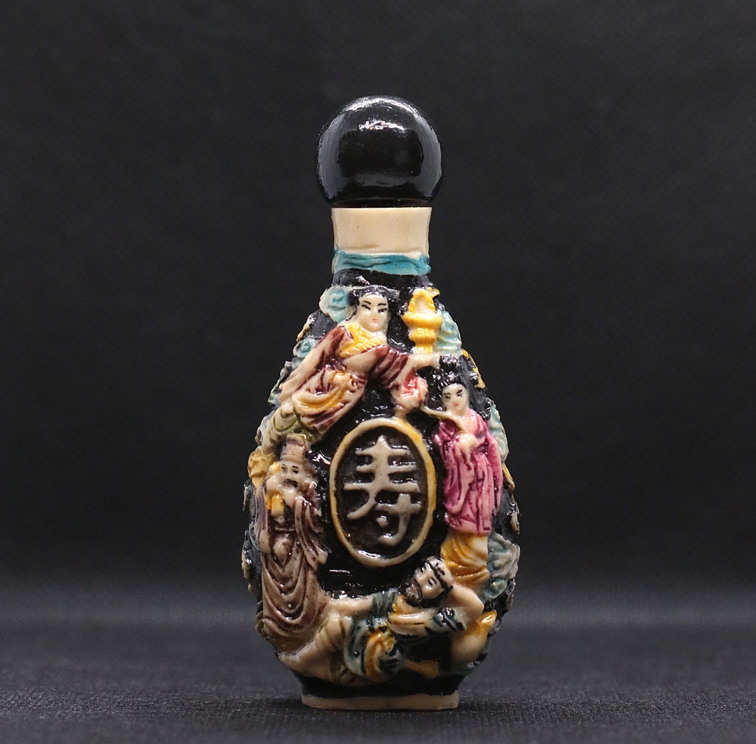 Chinese Snuff Bottle. Min Guo Period. China 1920 Circa. Fully Encarved ...