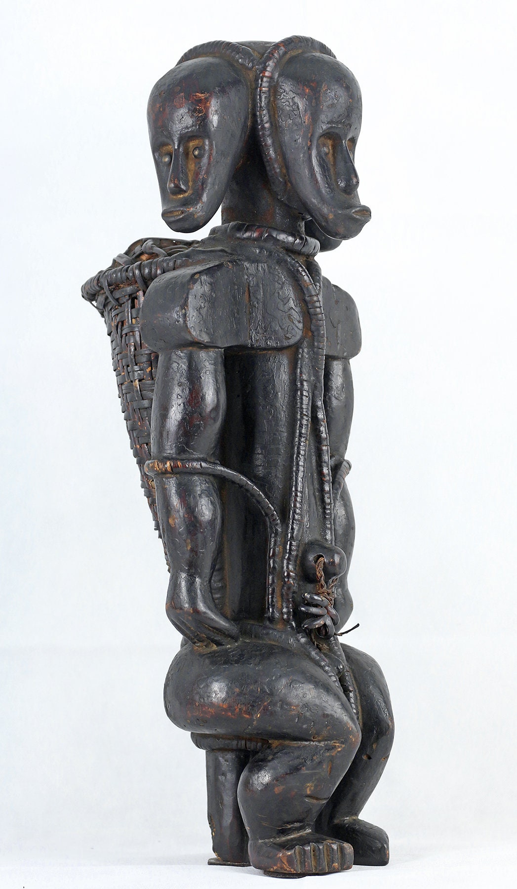 African Wooden Statue From Ivory Coast. 1970 Circa, Vintage. Fang ...