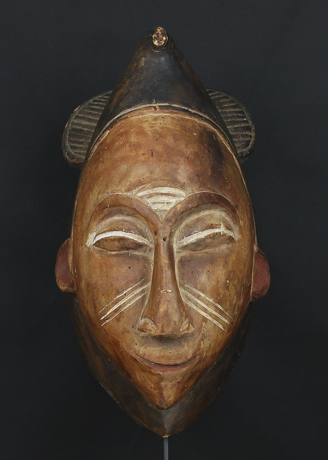 African Mask From Nigeria 1970 Circa. Igbo People. Wooden Mask ...