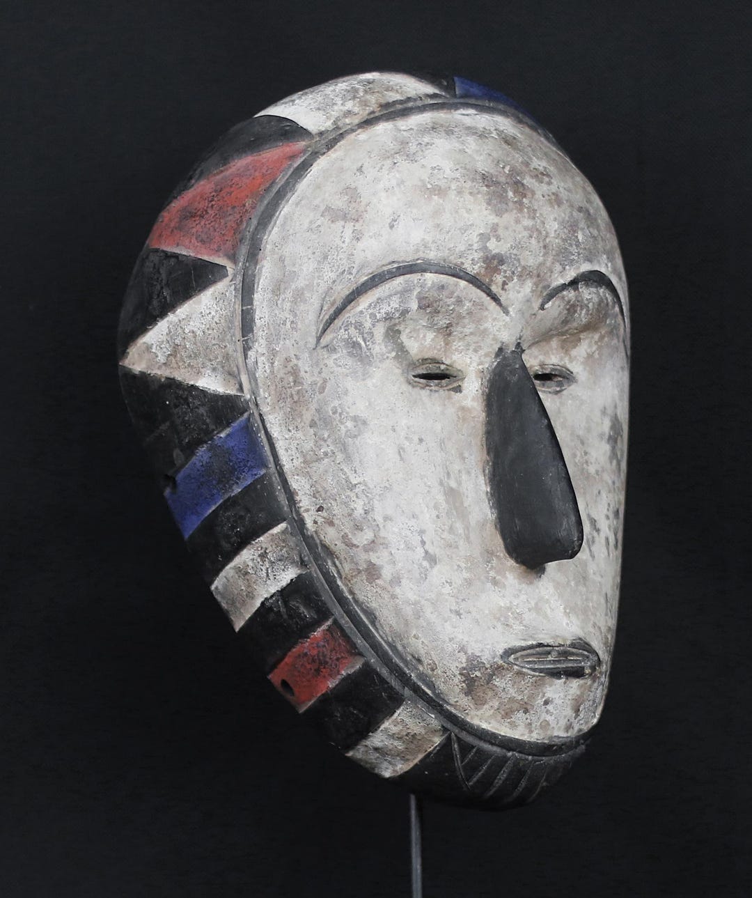 African Mask From Equatorial Guinea or Gabon, Western Coast, Africa ...