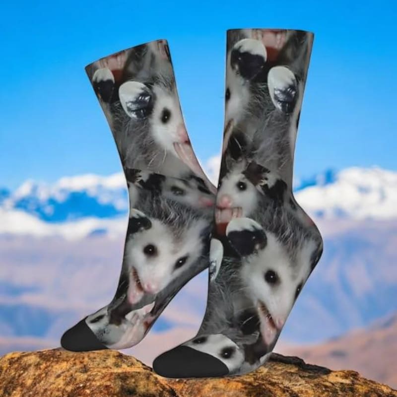 Cute Animal Print Socks - Etsy