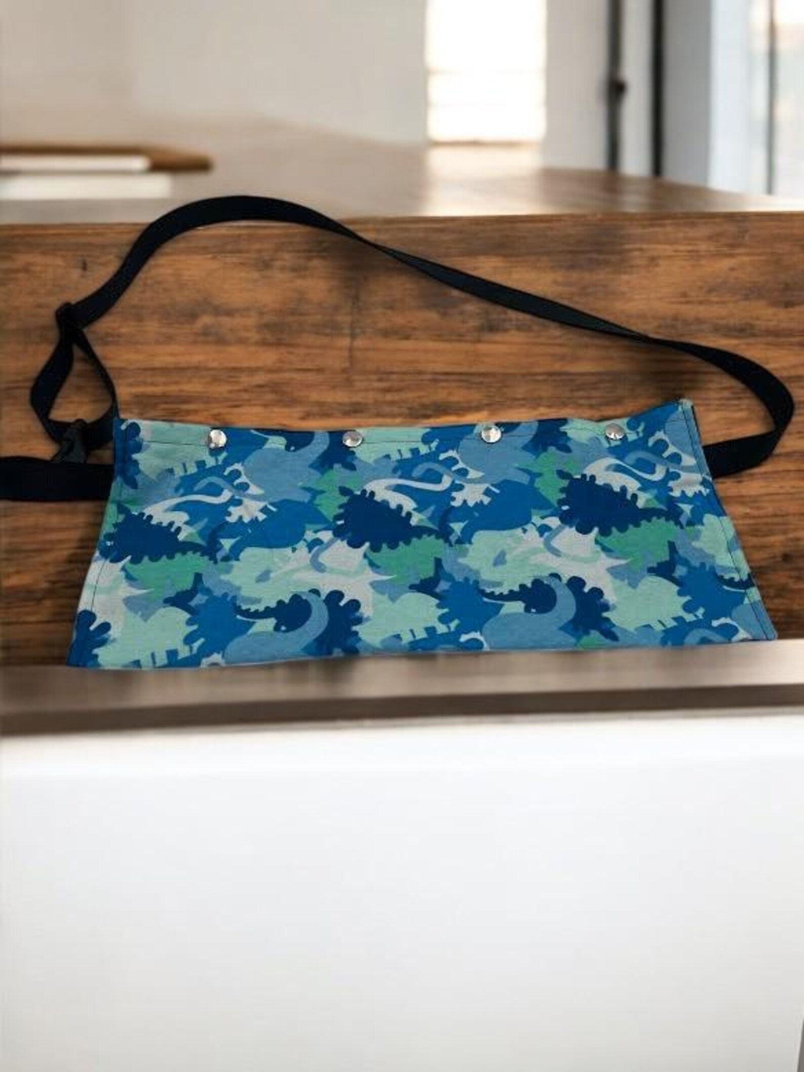 Bearded Dragon Sling Carrier, Blue and Light Green, Reptile Shoulder ...