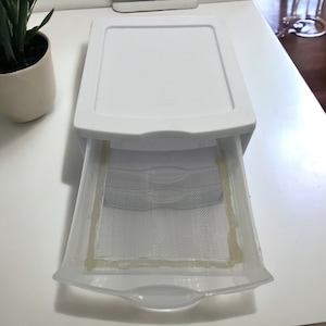 Mini Mealworm Superworm Breeder Box, Tri Unit Setup, Small Worm Keeper ...