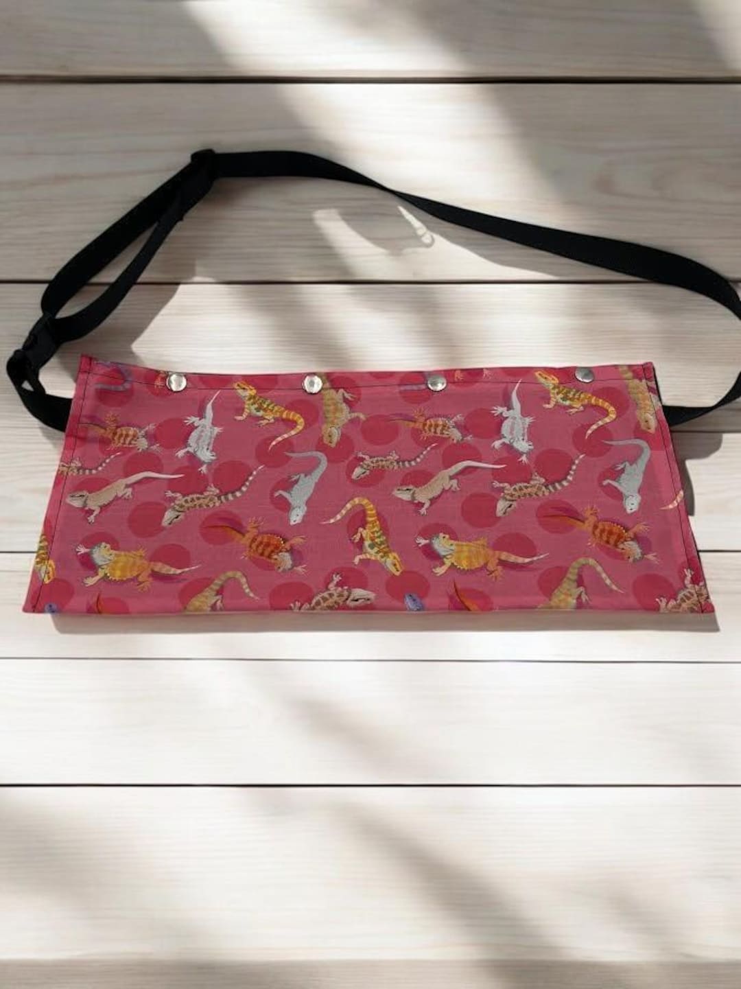 Bearded Dragon Sling Carrier, Pink Bearded Dragon Theme, Reptile ...