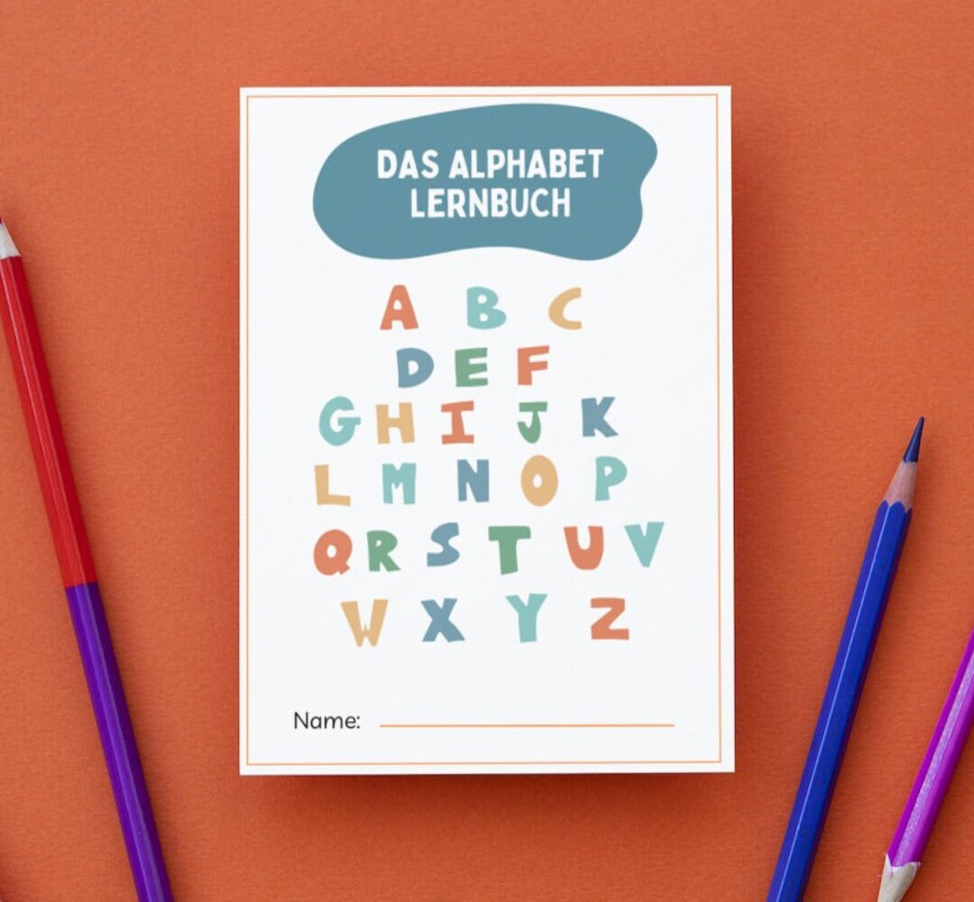 Alphabet Learning Book, ABC to Print Out and Learn to Write as a ...