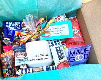 Personalized College Student Care Package Christmas Theme Available - Etsy