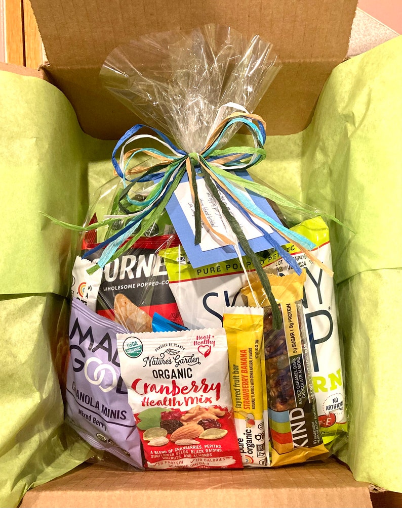 College Care Package With Healthy Snacks for Dorm Room Study Snacks for ...