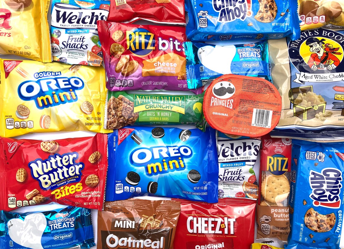 College Care Package Snacks for College Student Dorm Room Snacks Study ...