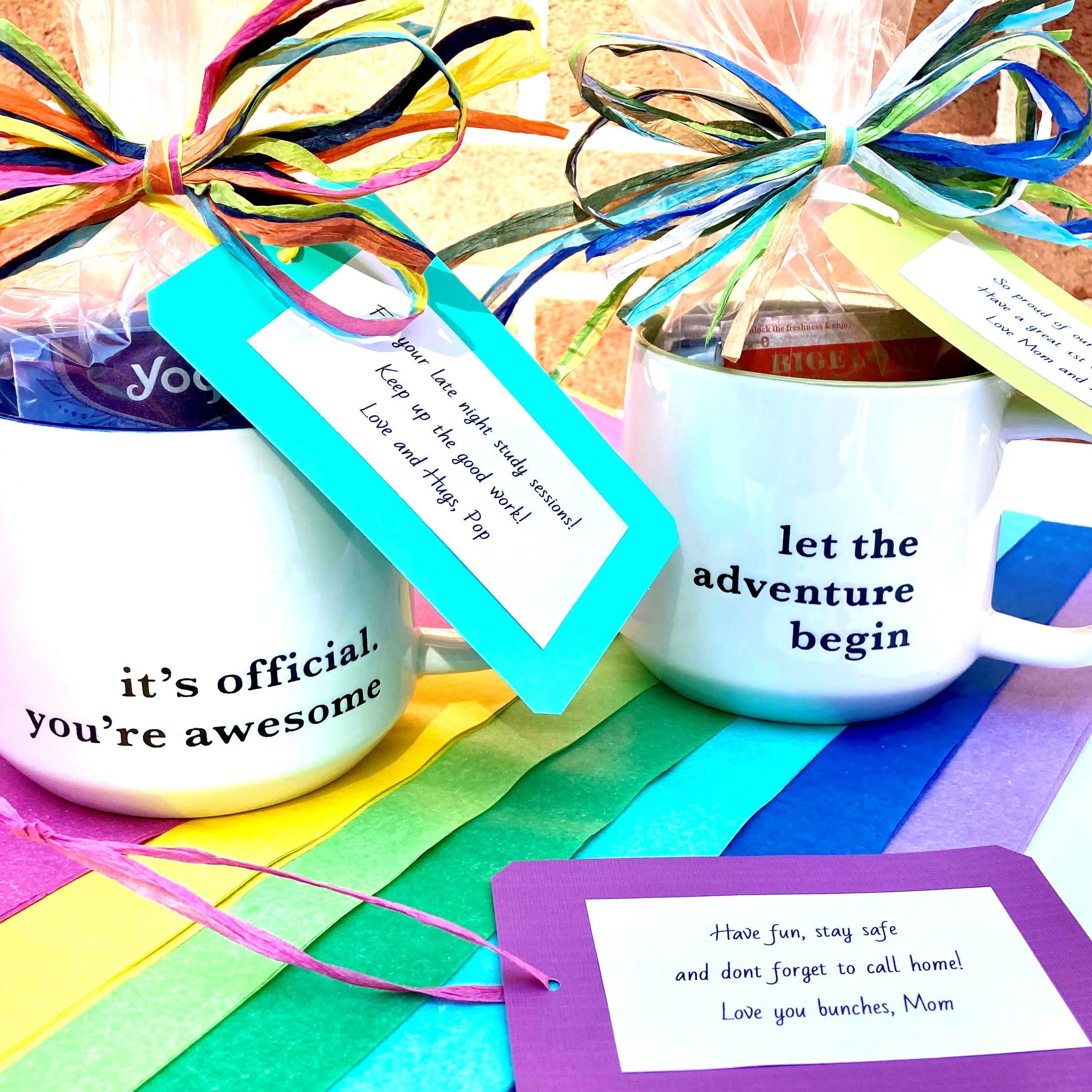 College Care Package Healthy Snack Box and Mug College Snack Box Mug ...