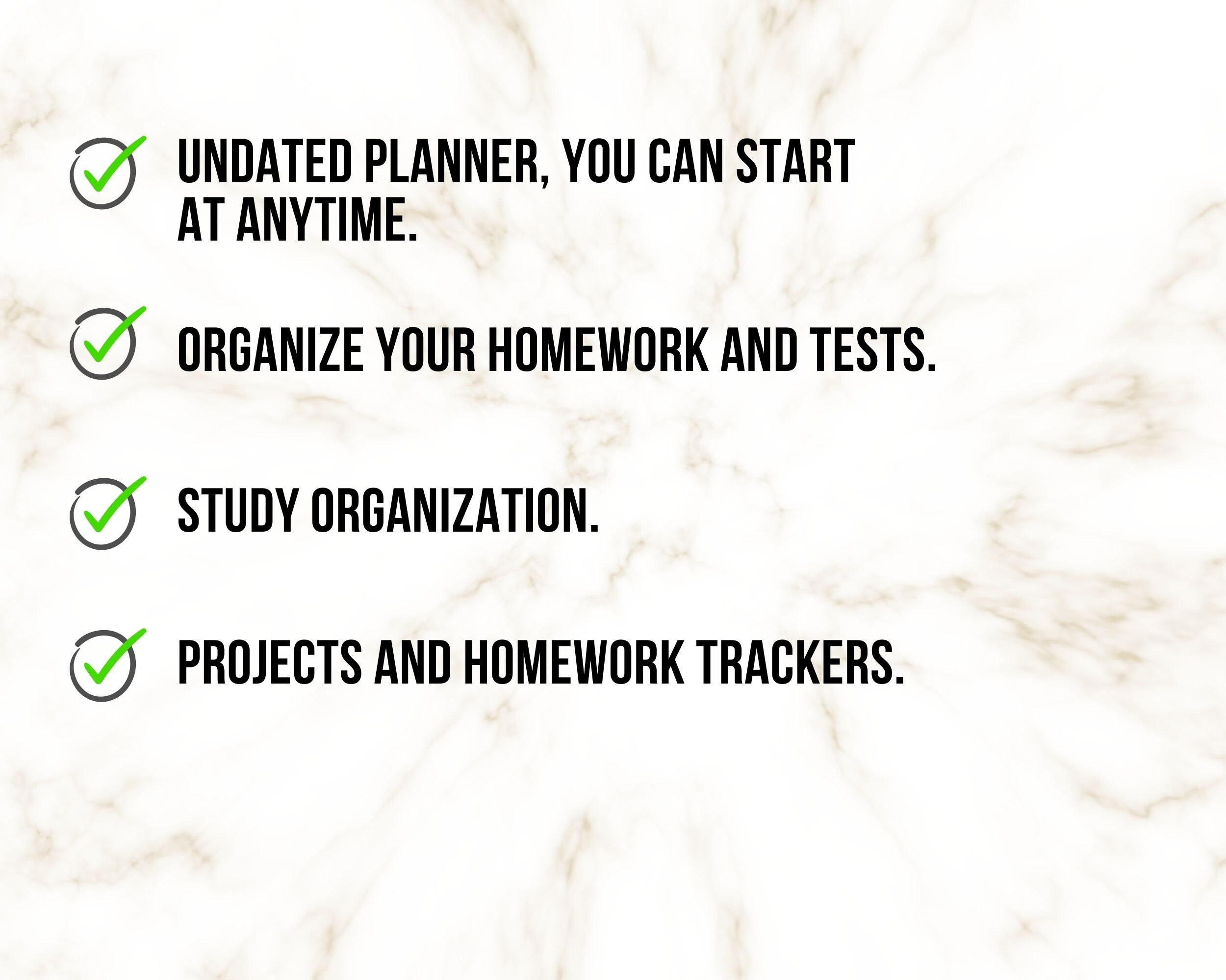 Study Planner Printable Study Planner Student Digital Planner Academy ...