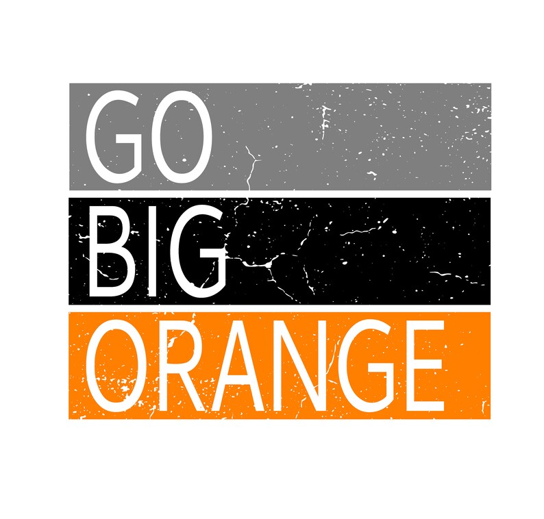 GO BIG ORANGE - Etsy