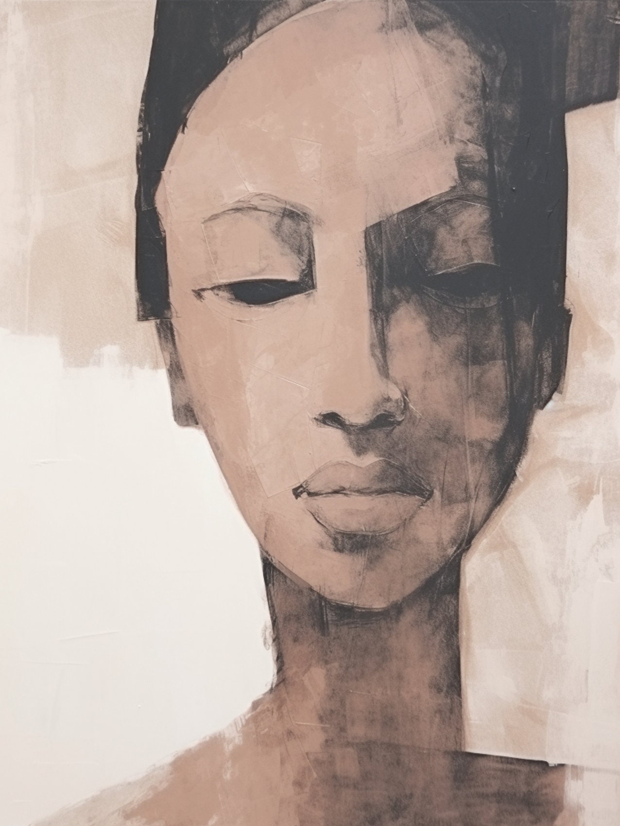 Wakan - Afro Art - Afro Wall Art - Afro Woman Print - Afro Print - Afro ...
