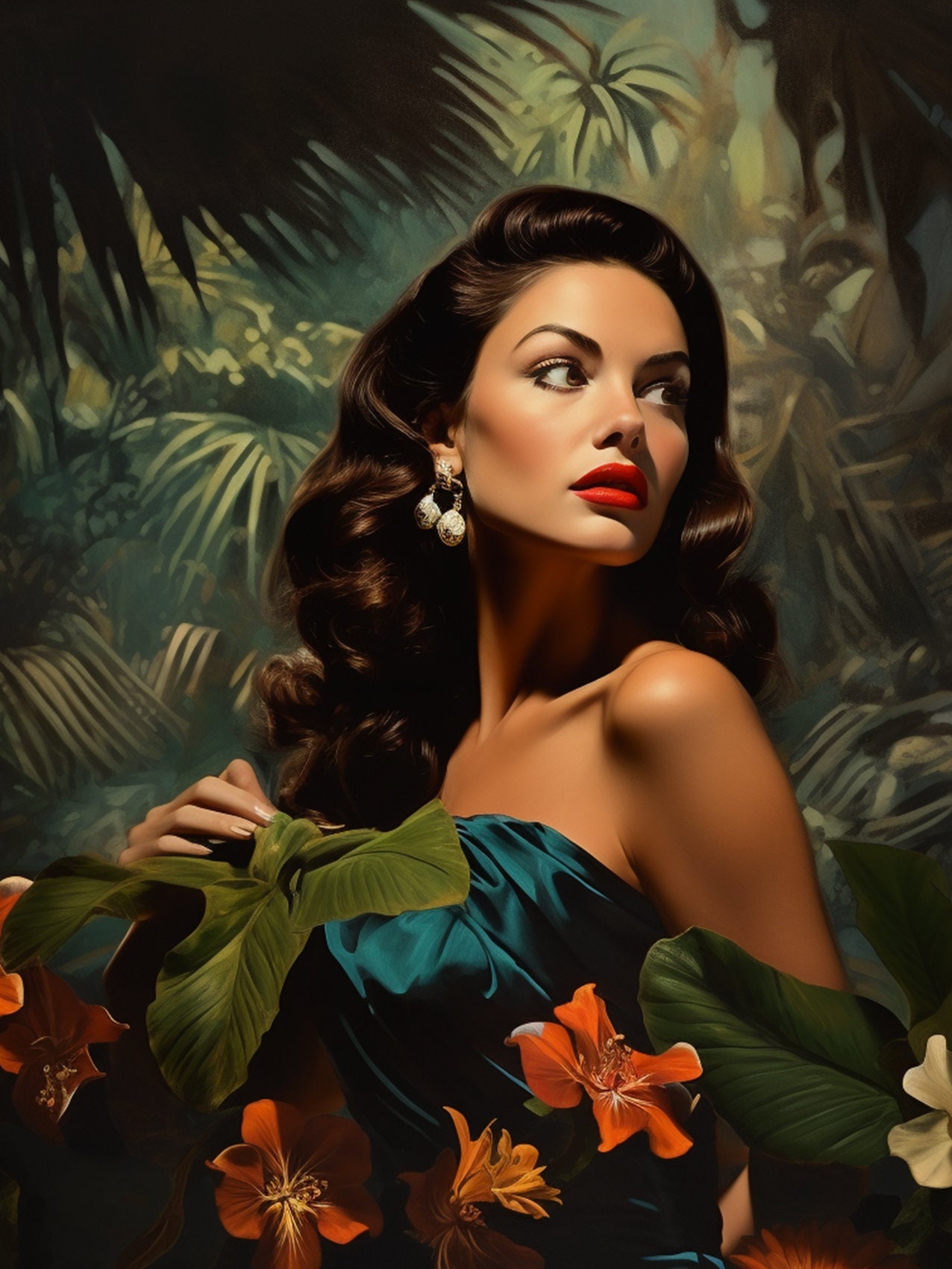 Stephanie Midcentury Mid-century Girl Tretchikoff J.H Lynch Louis ...