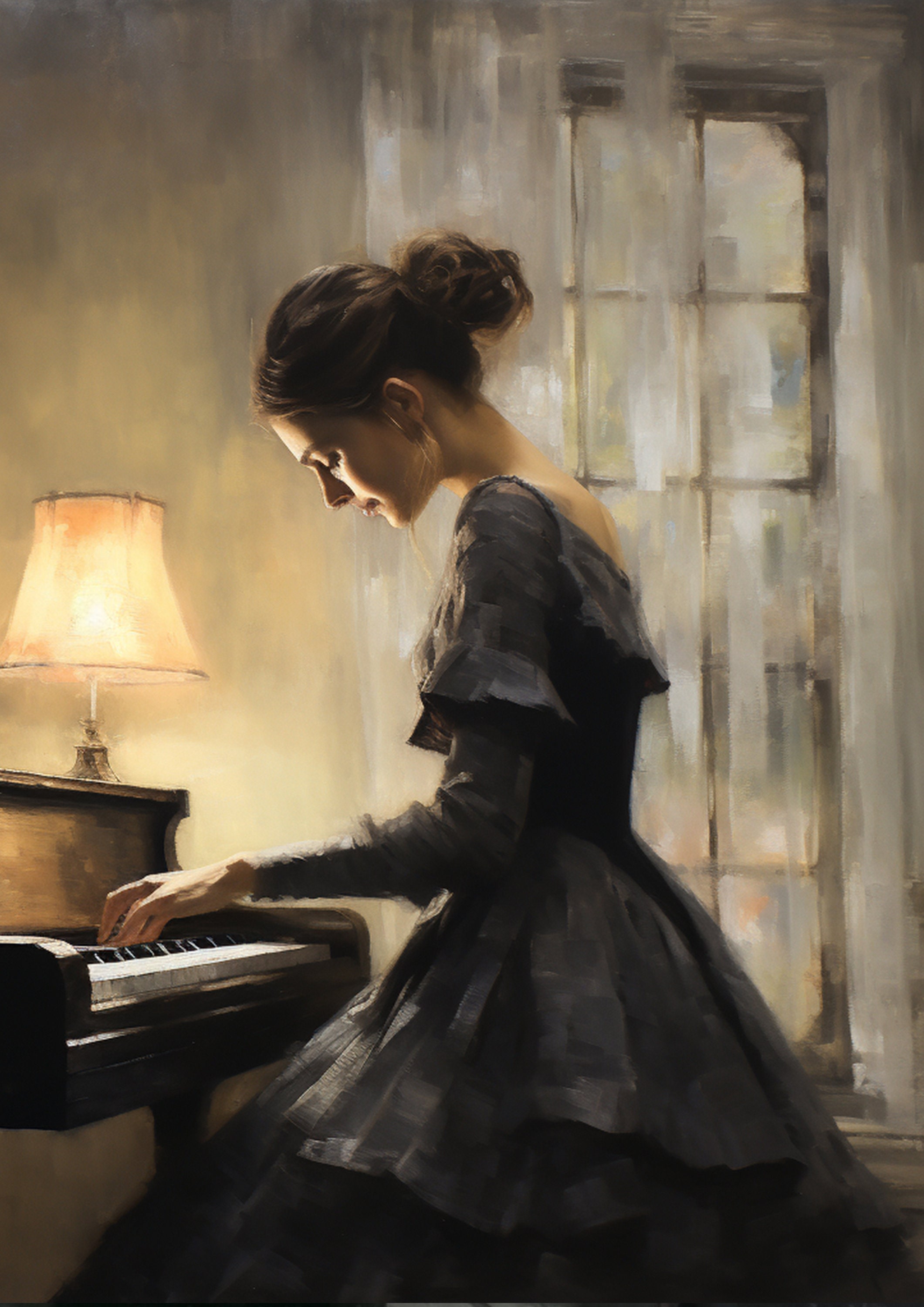 Dark Moody Prints Dark Moody Print Moody Oil Painting Antique Style ...